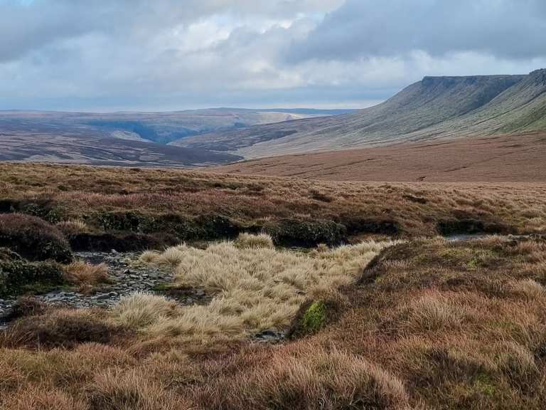Snake Path & Mill Hill loop from Birchen Clough Bridge — Peak District ...