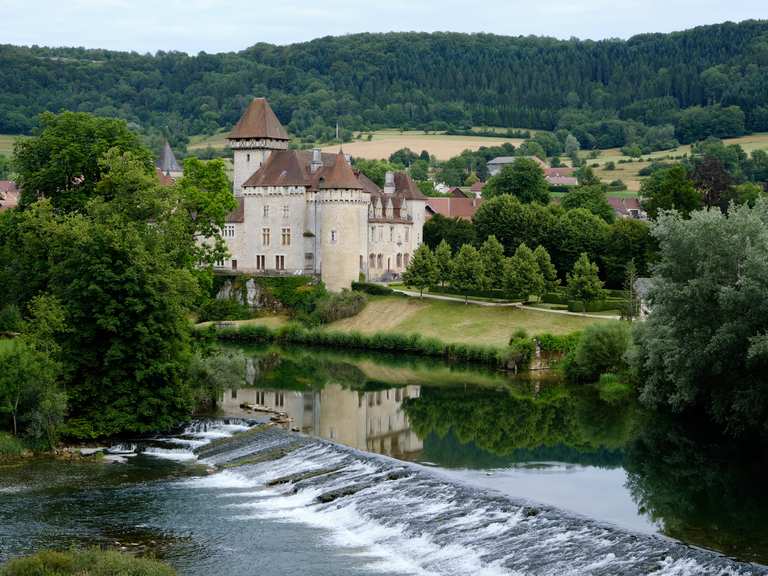 Le ravin de Valbois, et les châteaux de Cléron et de Scey — boucle dans ...