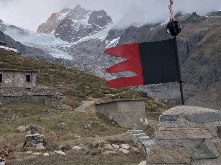 Strada Lago Combal Rifugio Elisabetta Mountain Bike Trails & Tracks ...