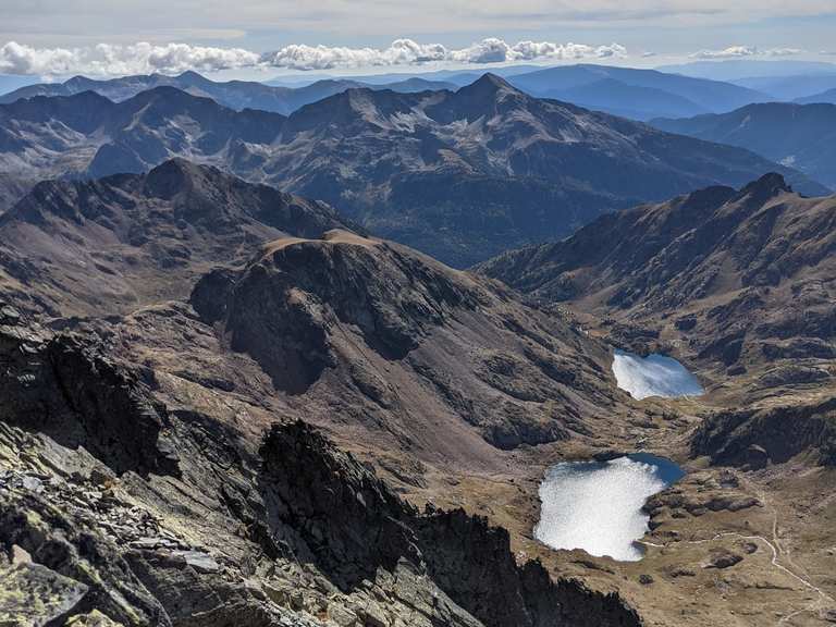 Pica d'Estats y Pico Verdaguer desde Molinassa — Parque Natural del ...