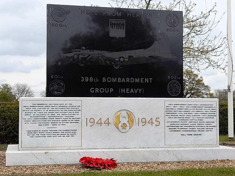 Nuthampstead Village and 398th Bombardment Group Memorial – Hikes & How ...
