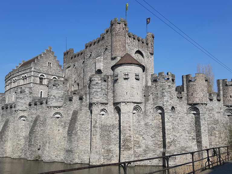 Gravensteen Castle: Wanderungen und Rundwege | komoot