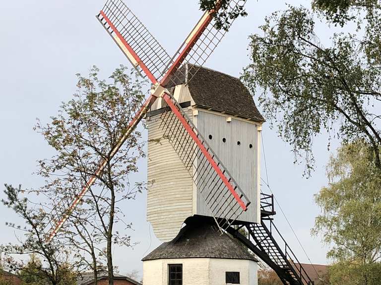 Korenwindmolen van Bouwel wandelroutes en hikes | Komoot