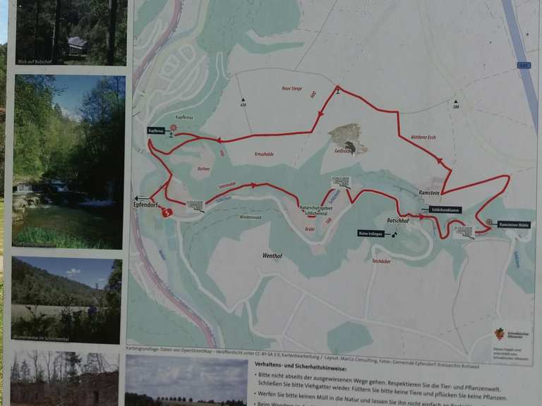 Schlichemwanderweg Naturpfad: Wanderungen und Rundwege | komoot