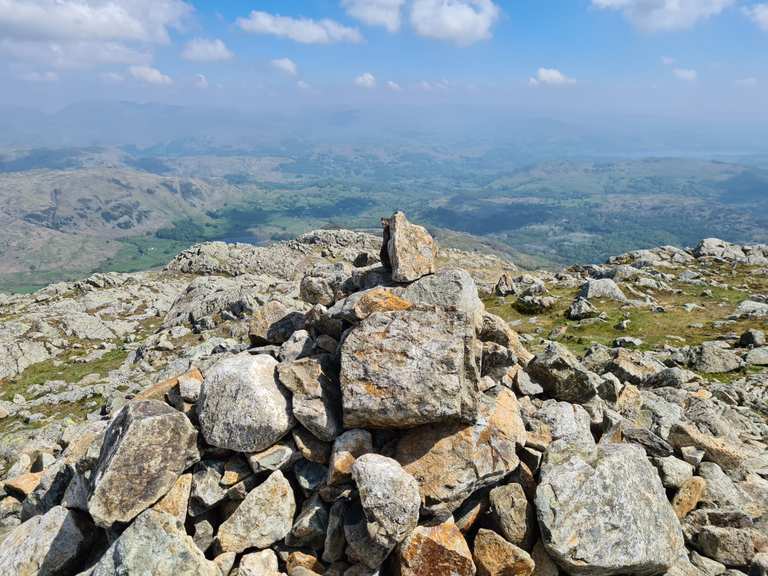 The Old Man of Coniston & Wetherlam loop from Coniston — Lake District ...