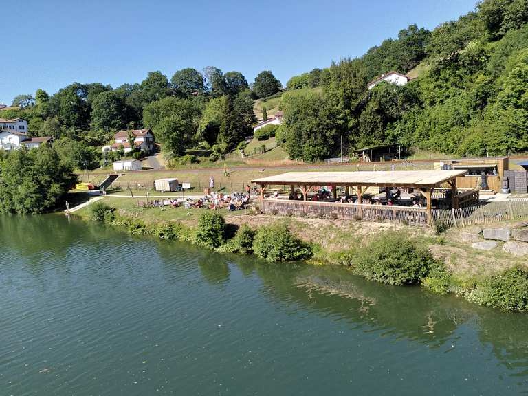 Riverside Bar / Guinguette au Bord de la Nive - Cycle Routes and Map ...