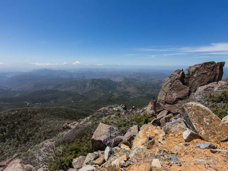 Cuyamaca Peak loop via Azalea Glen Trail, Conjeos Trail, & Lookout Road ...