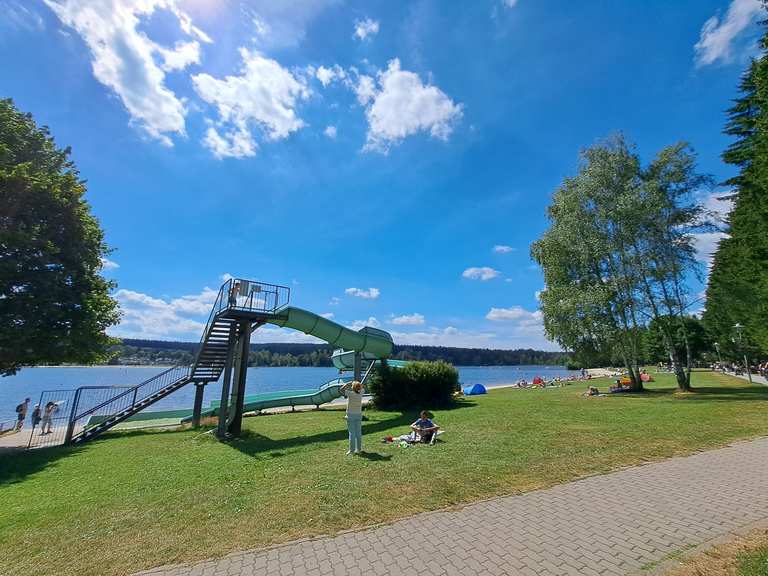 Badestrand am Greifenstein Stausee: Wanderungen und Rundwege | komoot