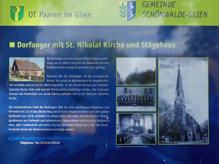 Stägehaus Paaren im Glien : Radtouren und Radwege | komoot