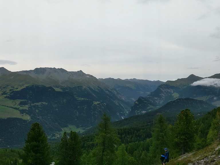 Historic border trail through WWI trenches and Alpine Wall bunkers ...