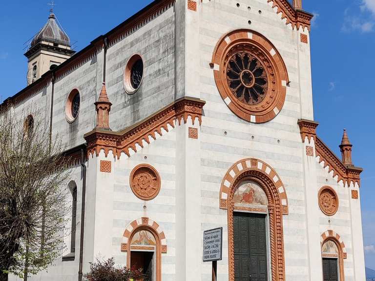 Kirche San Giovanni Evangelista, in Mercallo - Cycle Routes and Map ...
