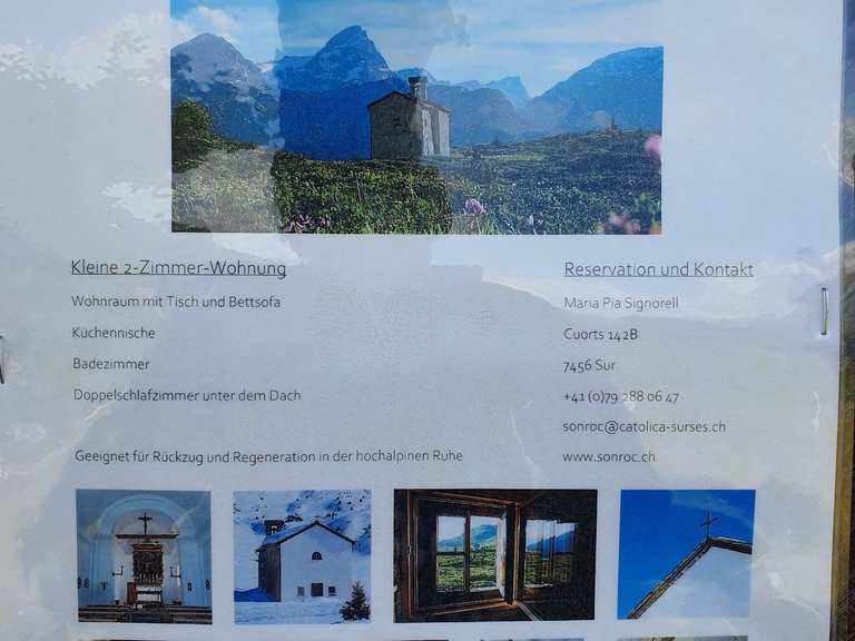 Kapelle St. Placidus und Rochus, Alp Flix, Tigias Routes for Walking ...