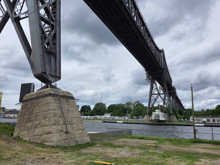 Rendsburg High Bridge and Suspension Ferry - Cycle Routes and Map | Komoot