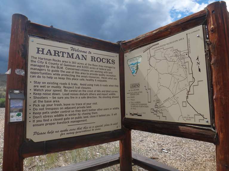 Inicio de sendero Hartman Rocks: Rutas MTB | Komoot