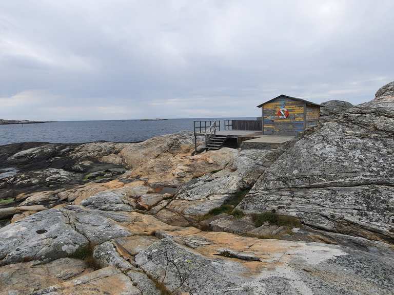 Der Nacktbadestrand von Marstrandsön: Wanderungen und Rundwege | komoot