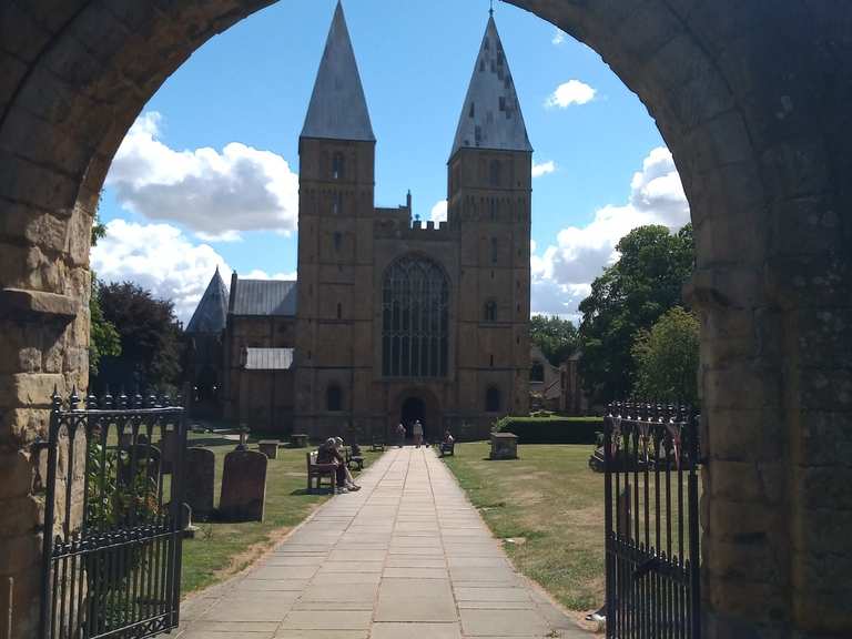 Southwell Minster Refectory Road Cycle Routes and Map | Komoot