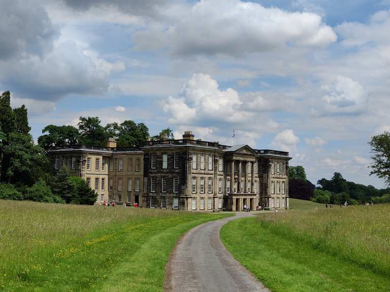 View of Calke Abbey - Cycle Routes and Map | Komoot