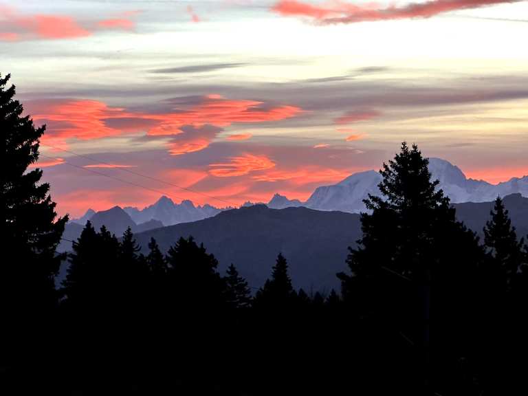 Mont Revard – Tour de l'angle Est boucle au départ de Le Crêt ...