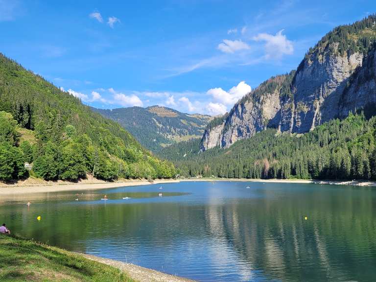 Lac de Montriond et les Lindarets depuis Morzine – boucle | Fahrradtour ...