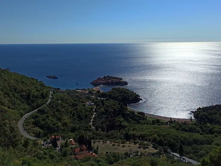 Escaleras de piedra de Marovici a Sveti Stefan: Rutas de senderismo y ...