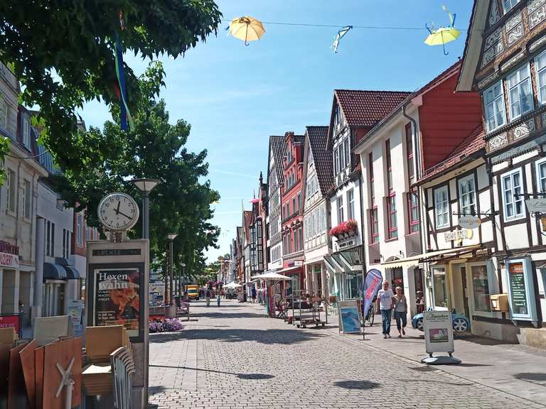 Altstadt mit Fachwerkhäusern in Rinteln : Radtouren und Radwege | komoot