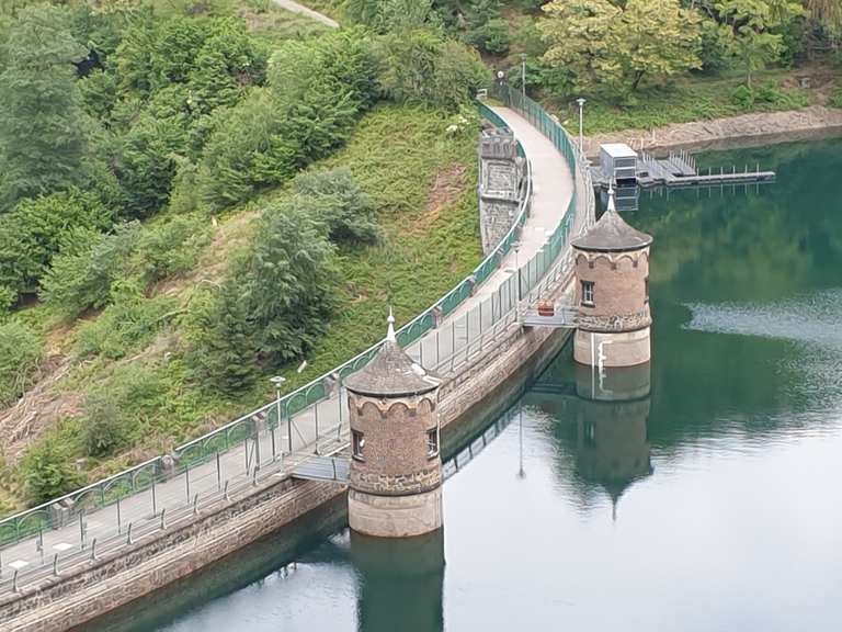 Sengbachtalsperre von oben : Radtouren und Radwege | komoot