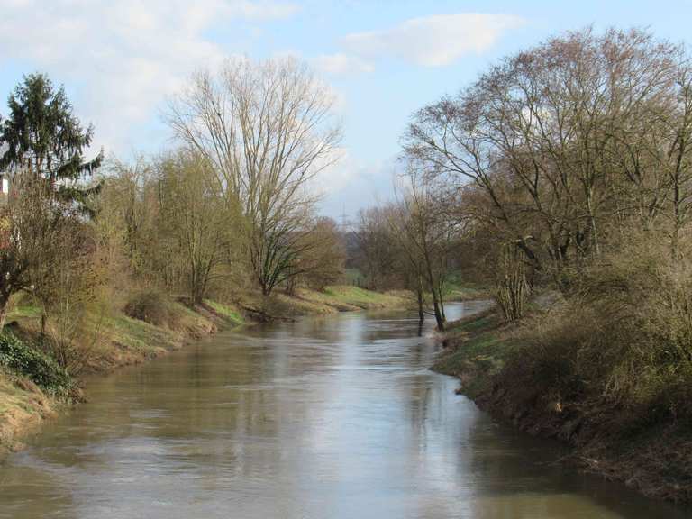 Blick auf die Nidda: Wanderungen und Rundwege | komoot