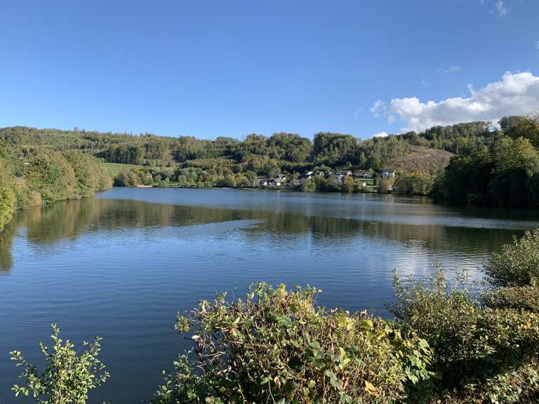 Schloss, Agger und eine Mega Aussicht oberhalb der Genkel: Mountainbike-Touren und -Trails | komoot