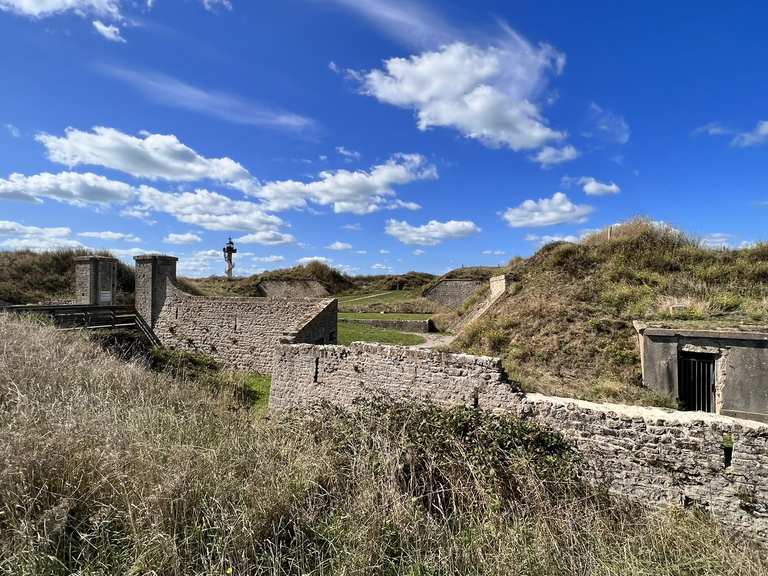 Fort d'Alprech — loop from Équihen-Plage in the parc naturel régional ...