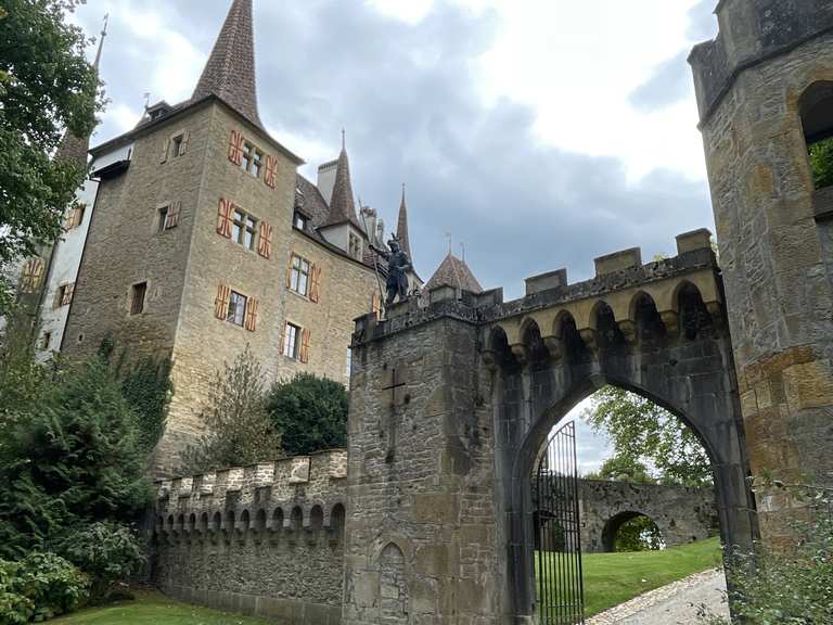 Château de Gorgier - Itinéraires vélo et carte | Komoot