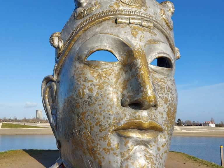 Het gezicht van Nijmegen (Romeins Masker) wandelroutes en hikes | Komoot