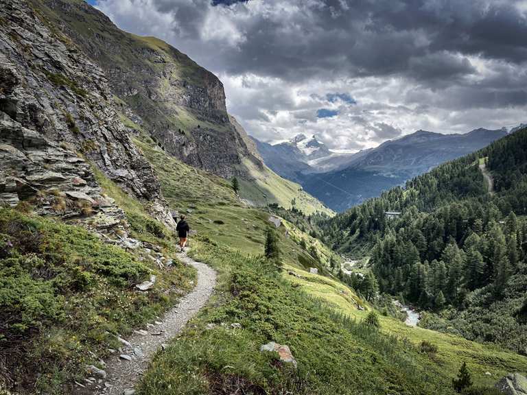 Beautiful section along the Zmut river - Zermatt, Visp | Mountaineering ...