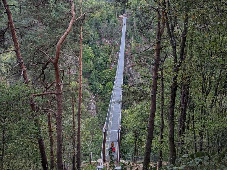 Passerelle himalayenne des Gorges du Lignon - Itinéraires de rando et ...