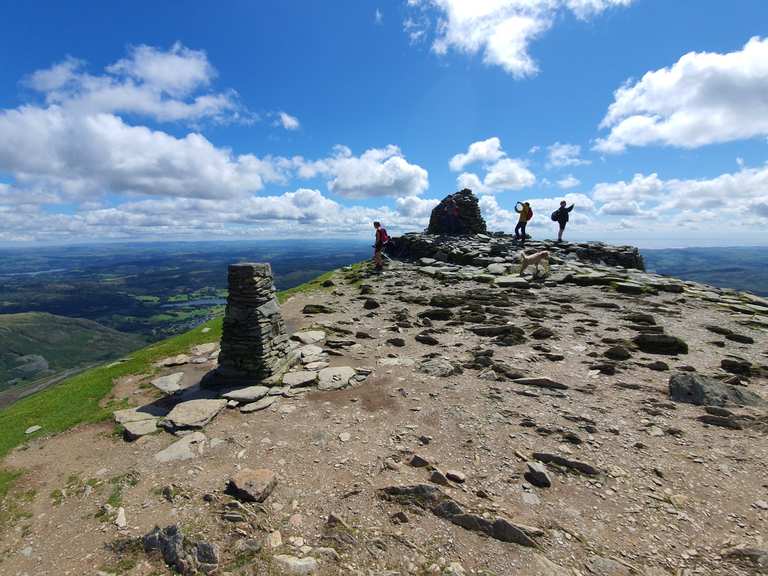 The Old Man of Coniston & Wetherlam loop from Coniston — Lake District ...