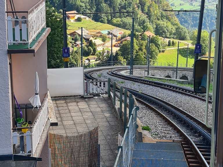 Ligne de train à crémaillère, Aigle jusqu'à Leysin Routes for Walking ...