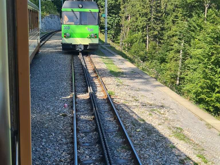 Rack railway line, Aigle to Leysin Routes for Walking and Hiking | Komoot