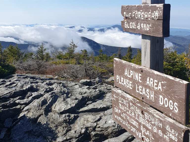 Mansfield's Lips, Nose, and Forehead via the Cliff and Long Trails loop ...