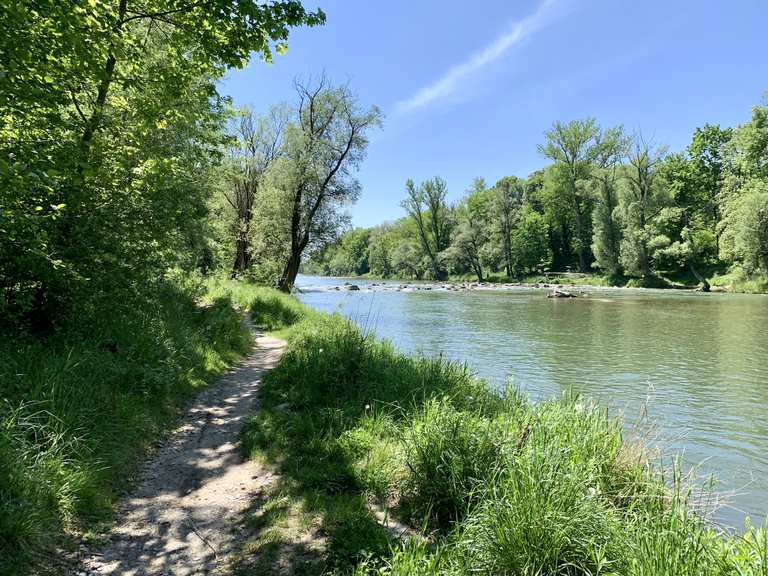 Le lac de barrage d'Ismaning via l'Isar - Circuit au départ de Munich ...