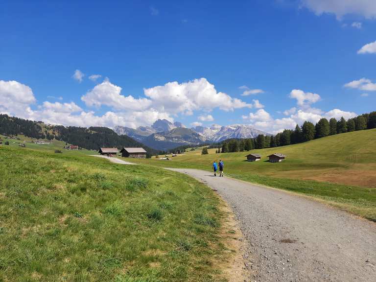 Puflatsch-Umrundung – Altopiano Alpe di Siusi Runde von Seis am Schlern ...