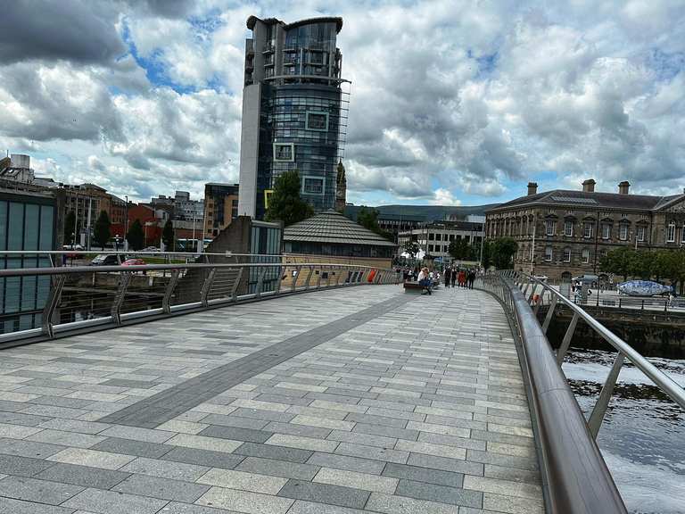 Lagan Weir Footbridge: Wanderungen und Rundwege | komoot