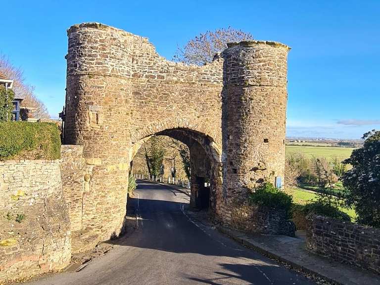 Royal Military Canal und Pipewell Gate Schleife von Winchelsea — High Weald | Laufrunde | Komoot