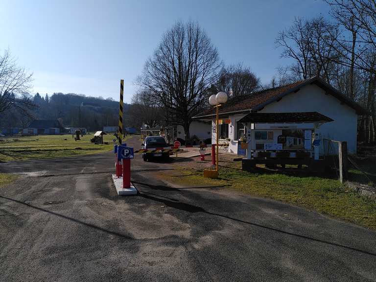 Rochefort-sur-Nenon — Ranchot, circuit via EuroVelo 6 along the Doubs ...