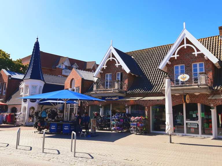 St. Peter Ording – Strandpromenade im Bad Runde von Garding ...