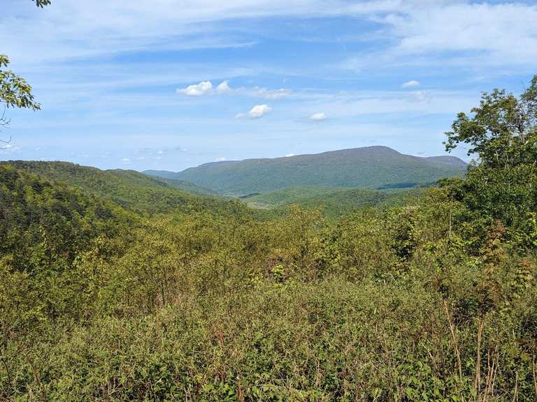 Slacks Overlook Trail & White Rock Falls Trail loop — George Washington ...