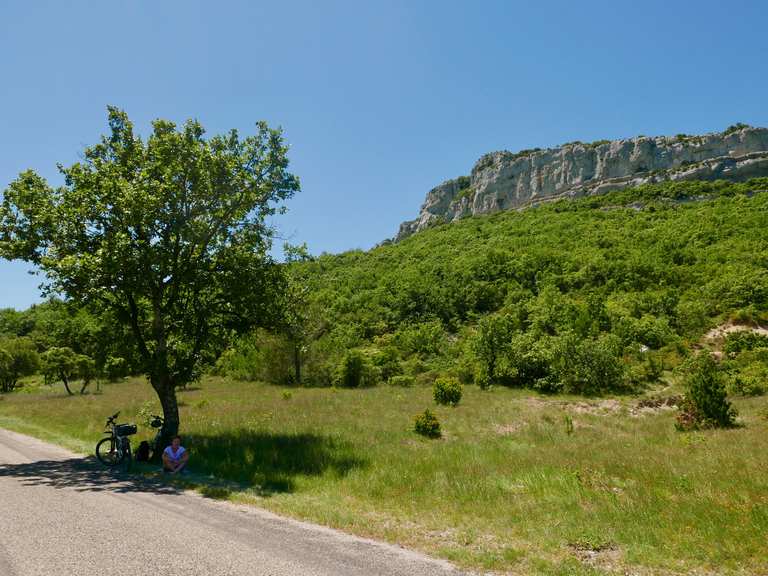Le Col du Bourricot depuis Montaren-et-Saint-Medier | Rennrad-Tour | Komoot