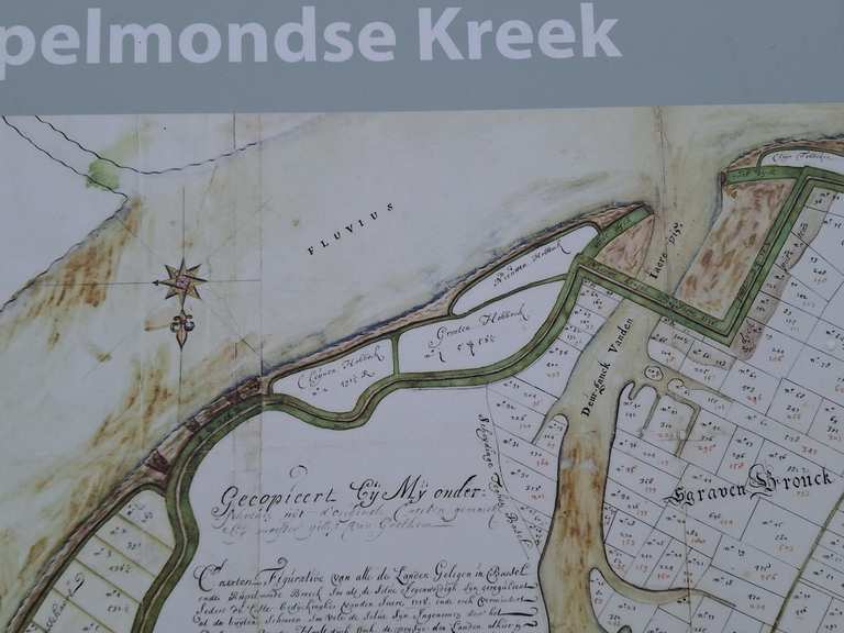 Rupelmondse kreek Historische locatie Dijkbreuk 1715 Routes for Walking ...