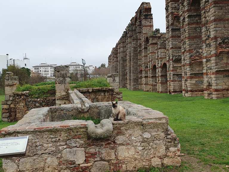 Mérida - circular walk through the Acueducto de los Milagros Park ...
