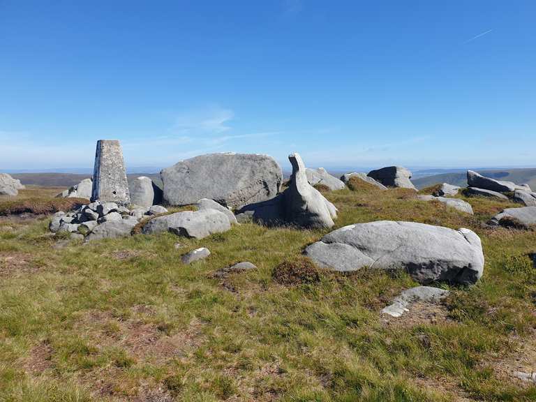 Clougha Pike, Ward's Stone & Wolfhole Crag Ridge loop from the Jubilee ...