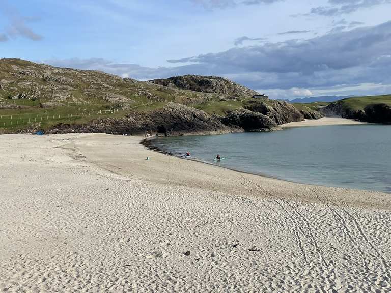 Randonnée de Hermit's Castle, Achmelvich Beach à Alltan'abradhan Mill ...
