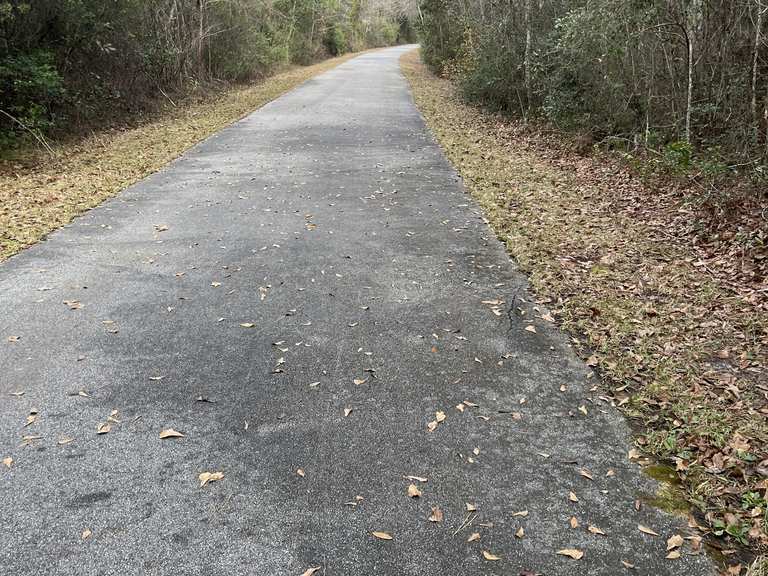 Blackwater Heritage State Trail & Florida SR1 Old Brick Road loop ...